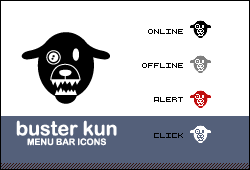 Adium - Xtras - View Xtra: Buster-kun menu icon